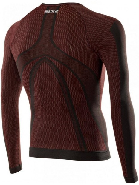 Camiseta térmica SIX2 TS2 Dark Red - Ideal para todo el año.